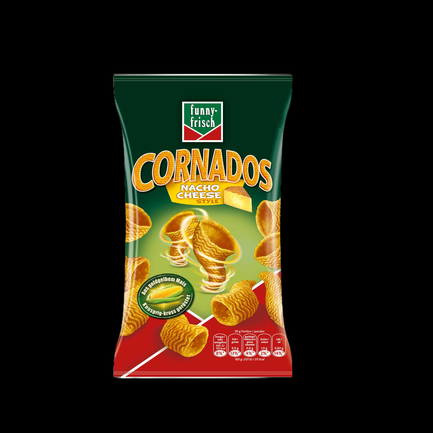 funny-frisch Cornados Nacho Cheese Style 80g - candymen.ch