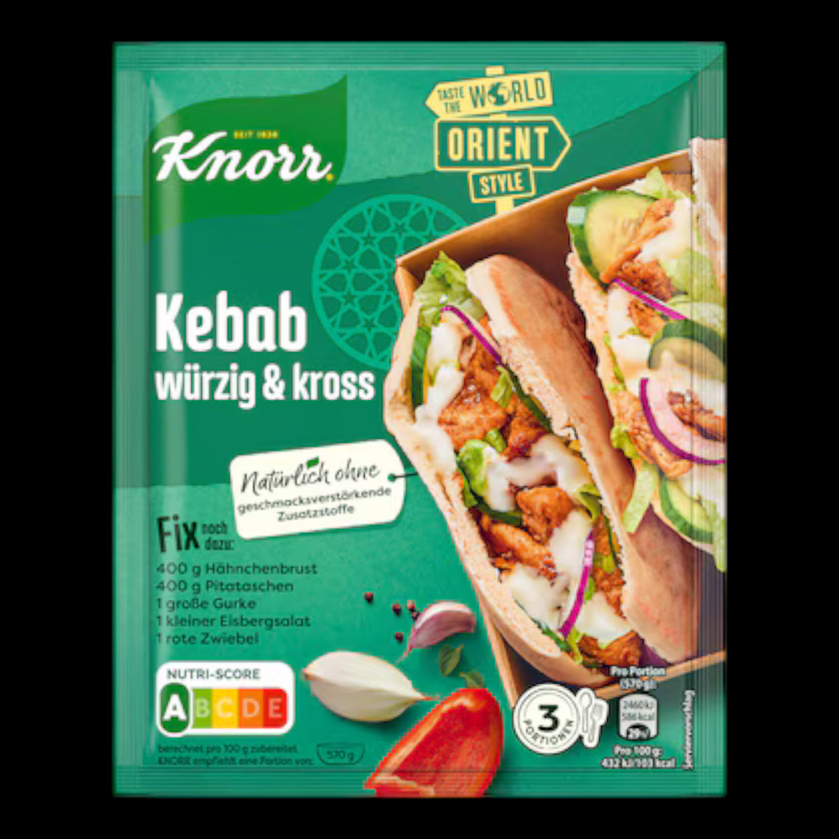 Knorr Fix Kebab 30 g - candymen.ch