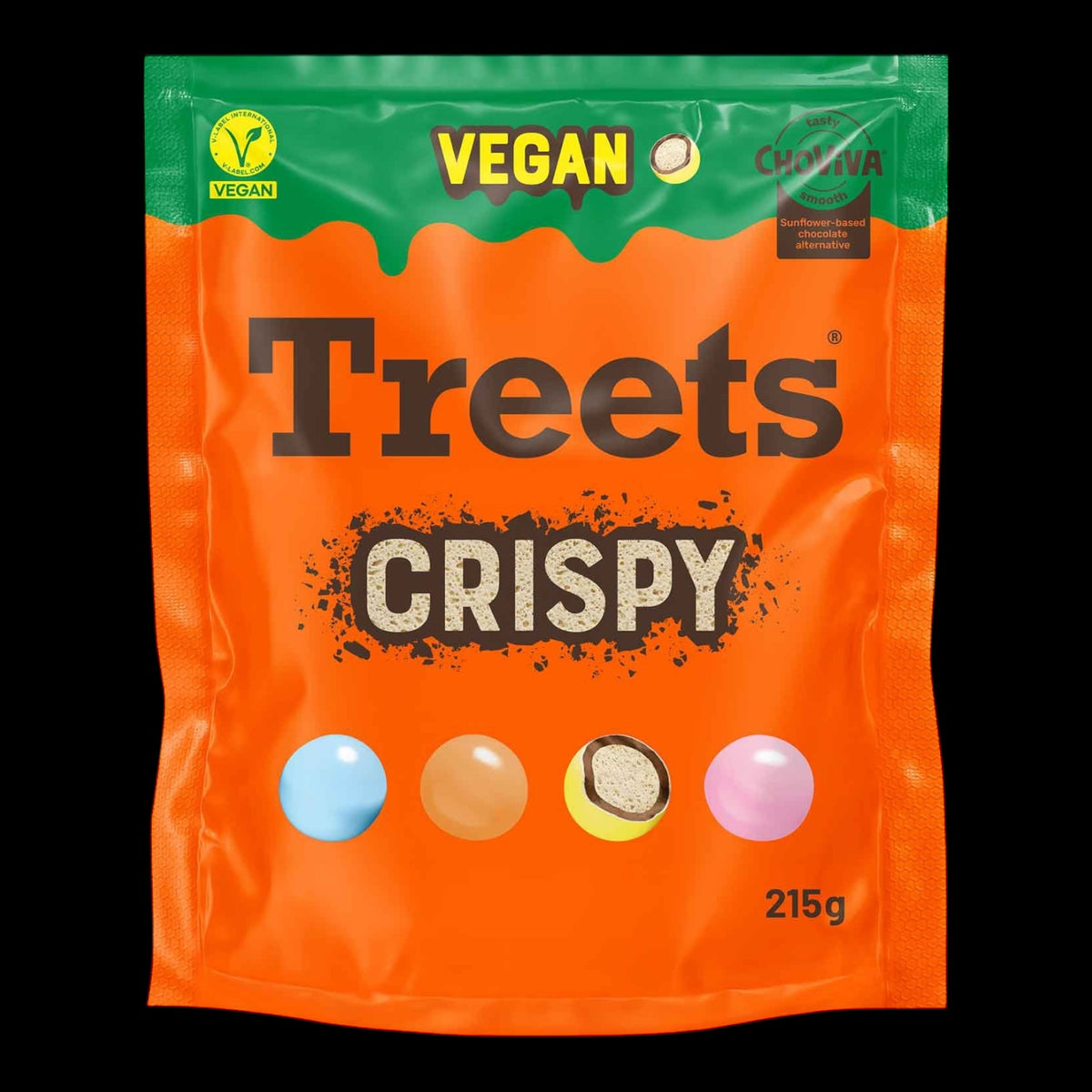 Treets Crispy vegan 215g - candymen.ch
