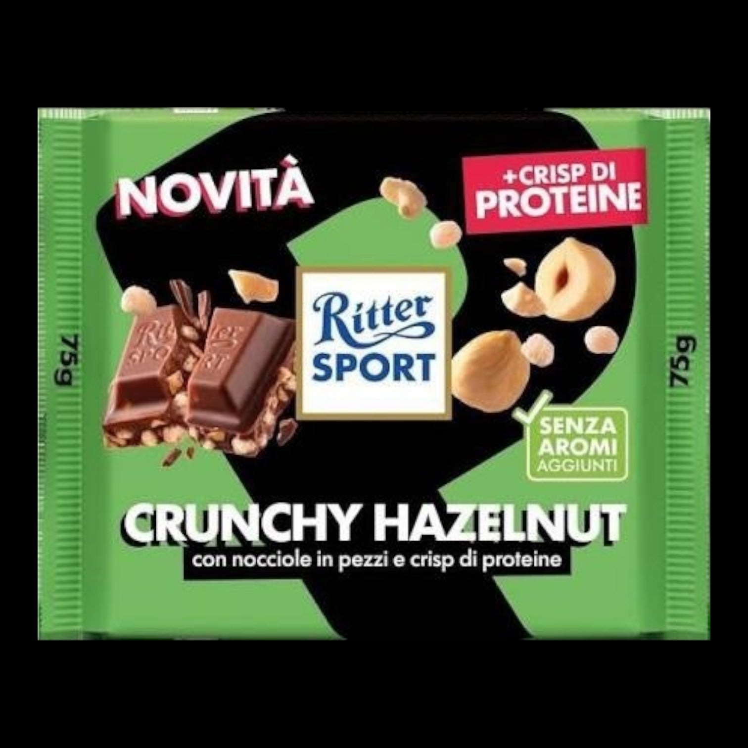 Ritter Sport Protein Crisp Crunchy Hazelnut 75g - candymen.ch