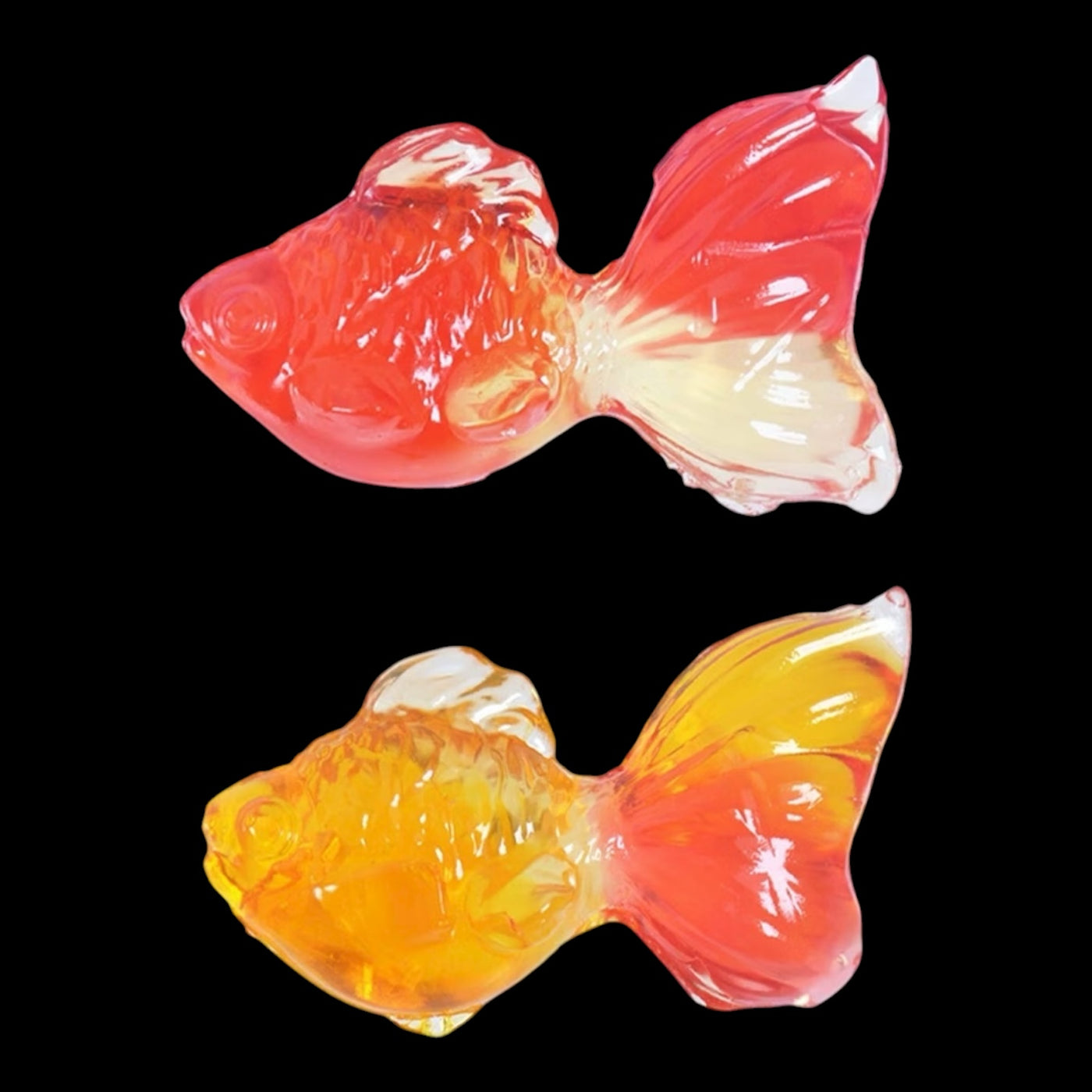 Amos 4D Gummy Lucky Fish Peach & Mango 60g - candymen.ch