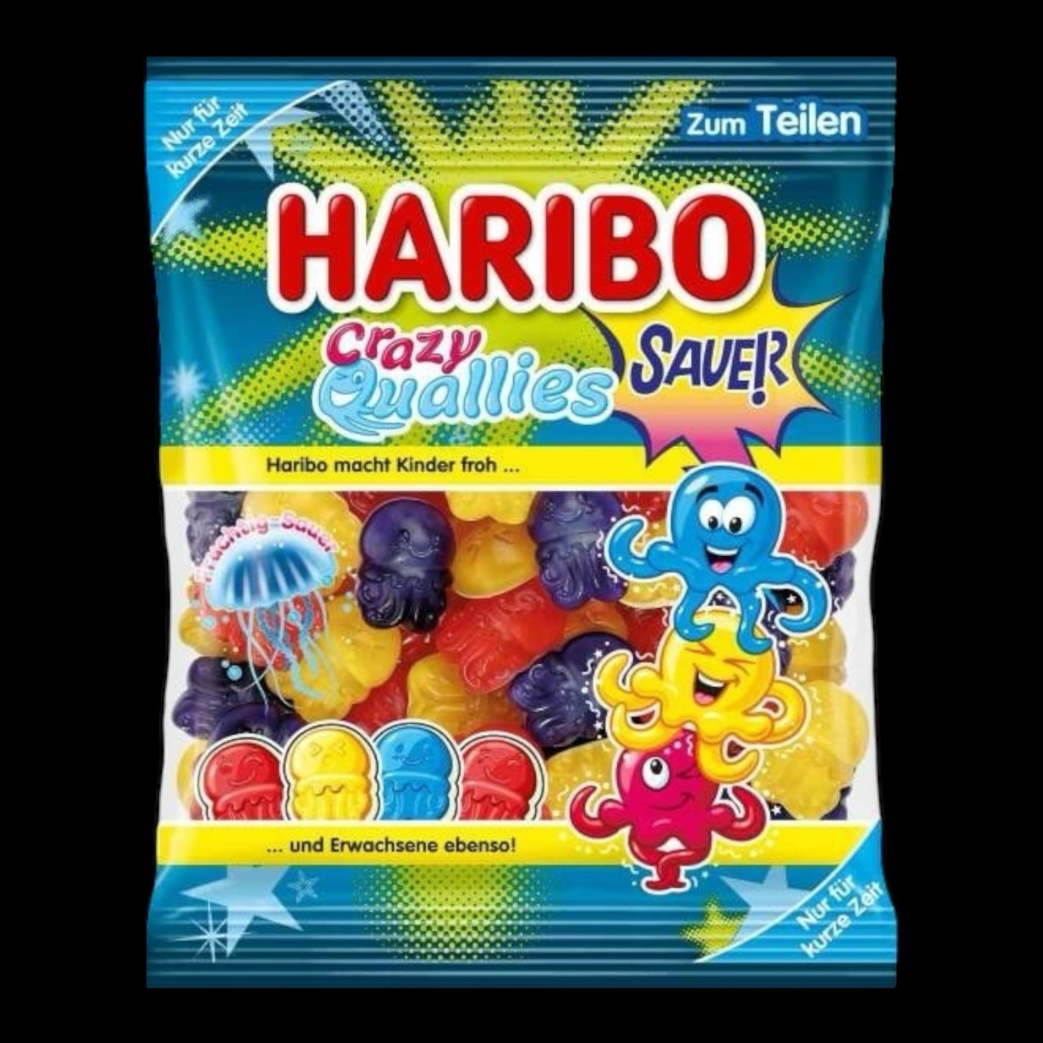 Haribo Crazy Quallies sauer 160g - candymen.ch