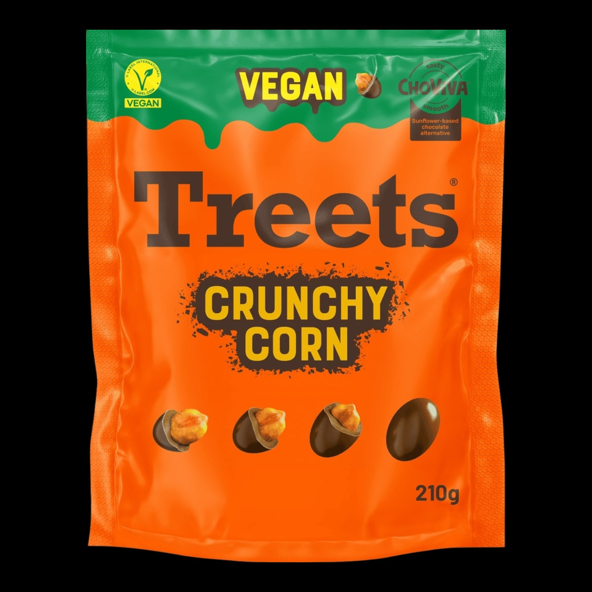 Treets Crunchy Corn vegan 210g - candymen.ch