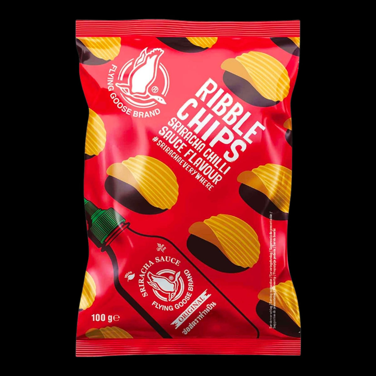 Flying Goose Brand Ribble Chips Sriracha Chilli Sauce 100g - candymen.ch