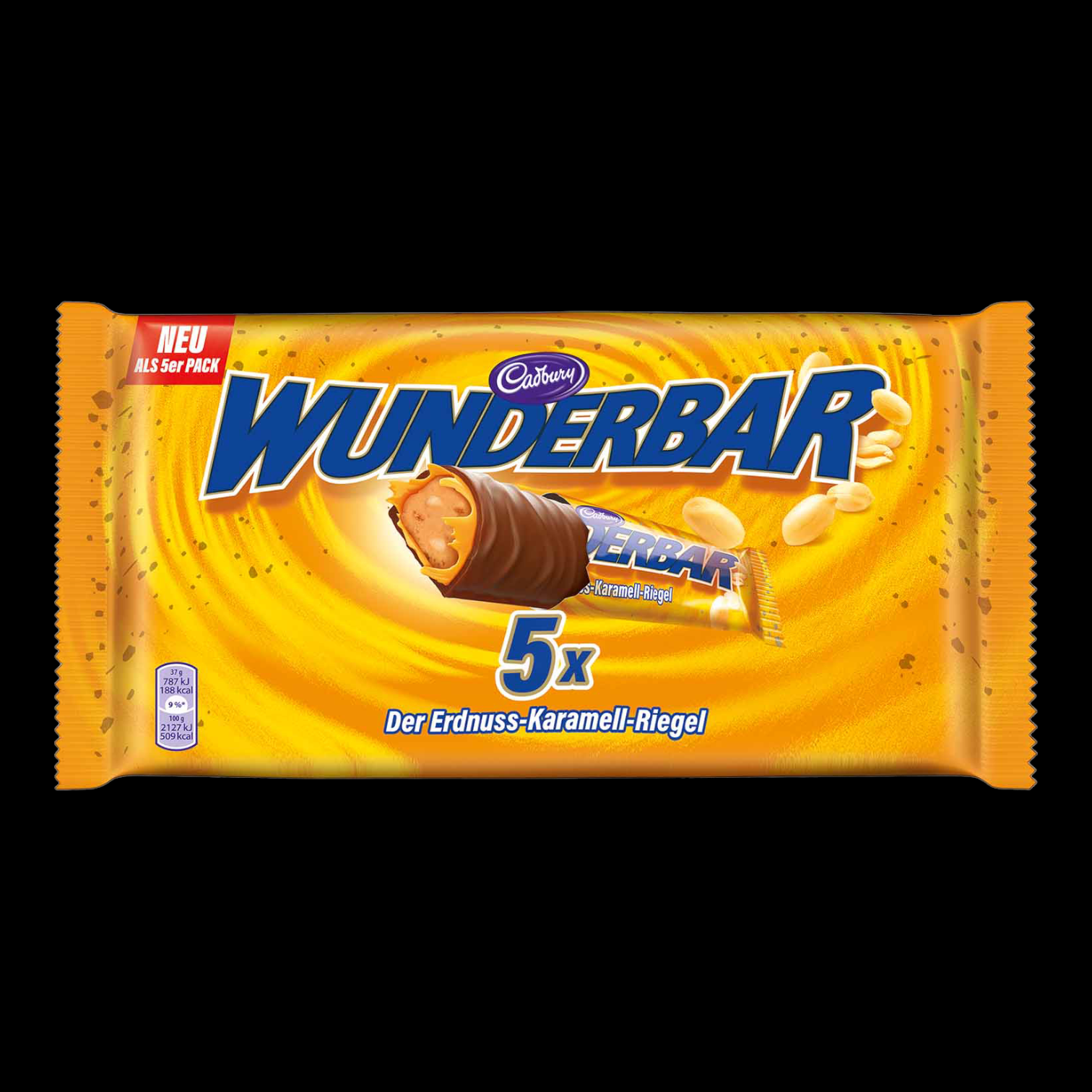 Cadbury Wunderbar 5x37g - candymen.ch