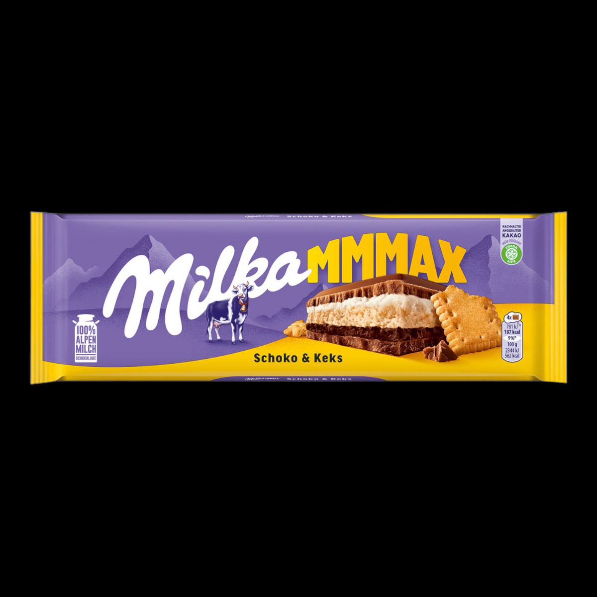 Milka Mmmax Schoko & Keks 300g - candymen.ch