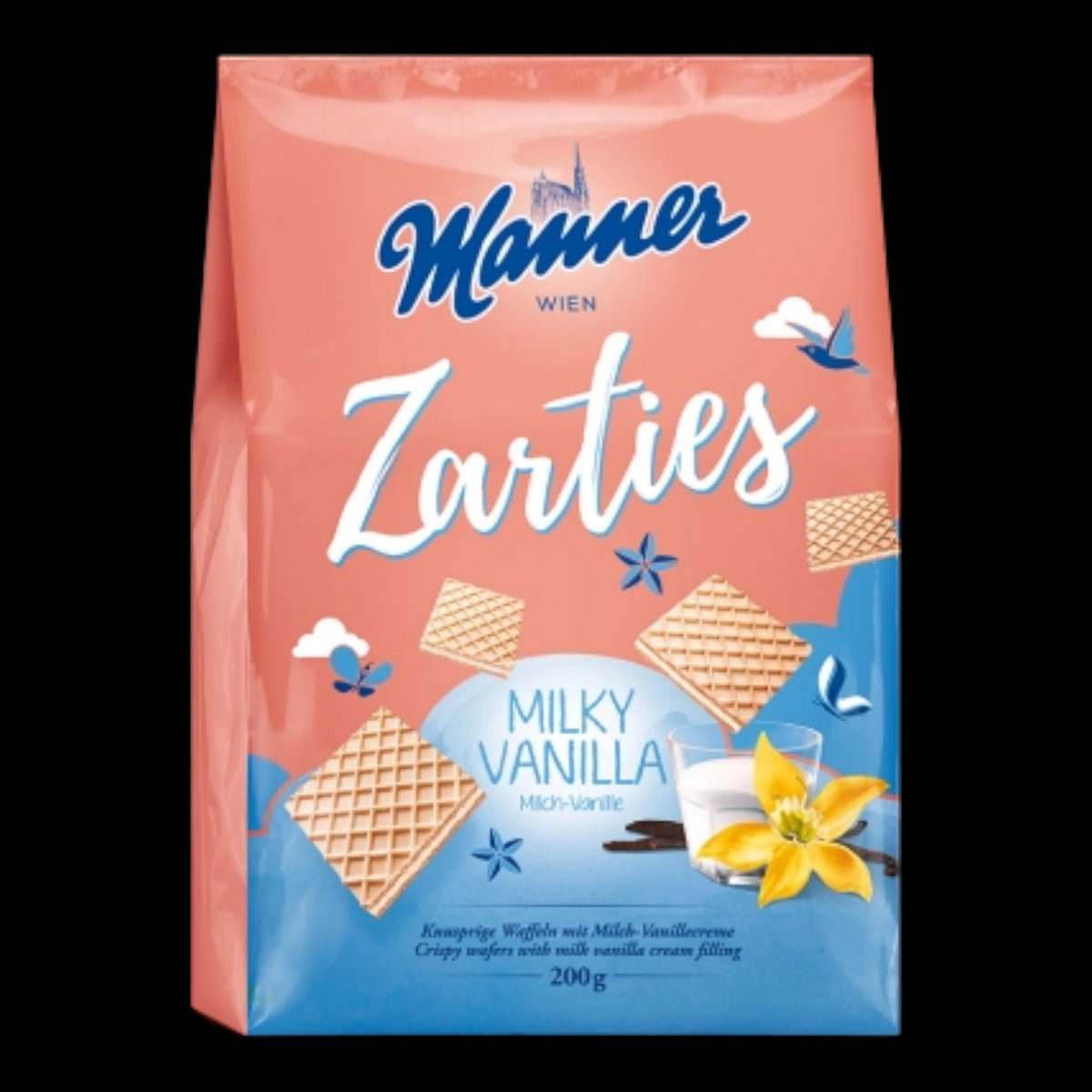 Manner Zarties Milky Vanilla 200g - candymen.ch